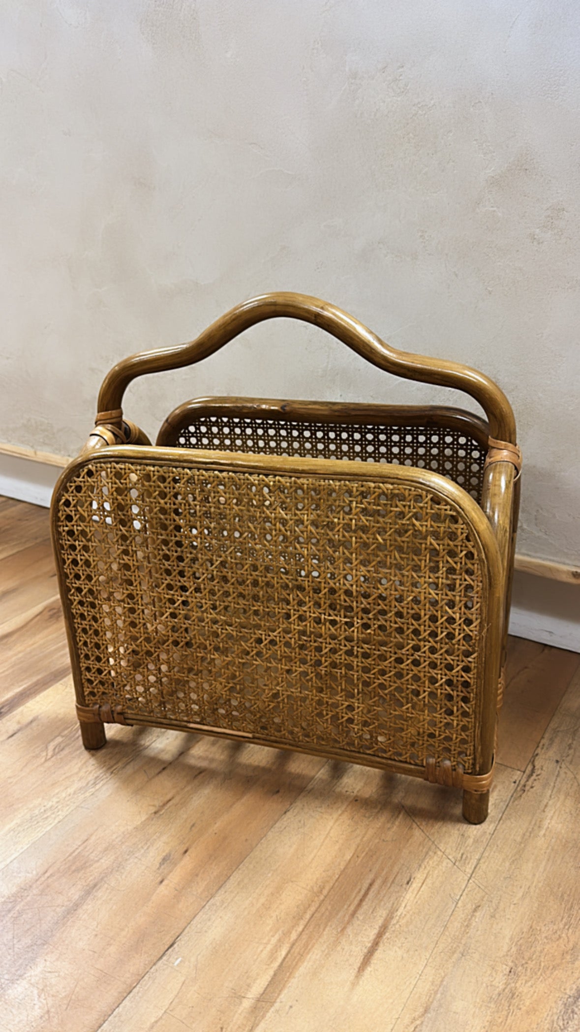 Bamboo Cane Magazine Stand – Casa Modelo Studio